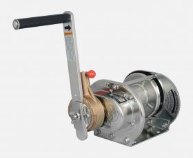 Stainless Steel Ratchet Manual Winches (Electropolishing): Model ERSB (Type-SI) | MAXPULL